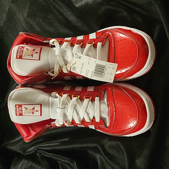 adidas | Shoes | Red Top Ten Adidas Tennis Shoes New Never Worn Size 15 ...